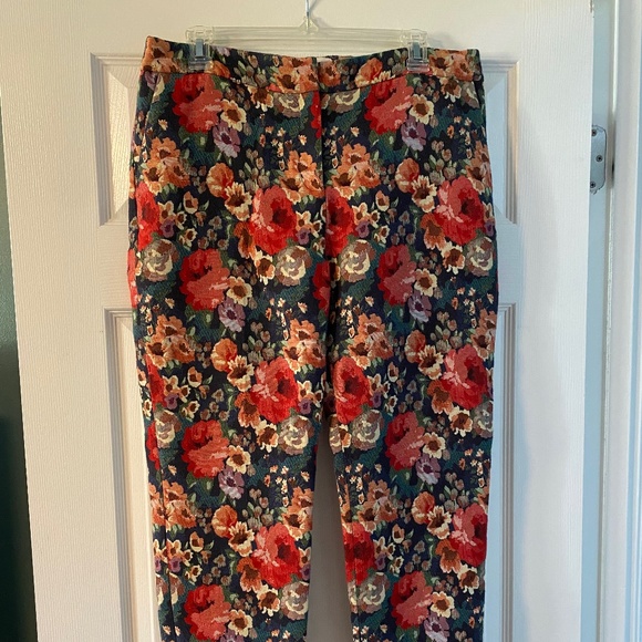 Sezane | Pants & Jumpsuits | Sezane Flower Pattern Pants | Poshmark